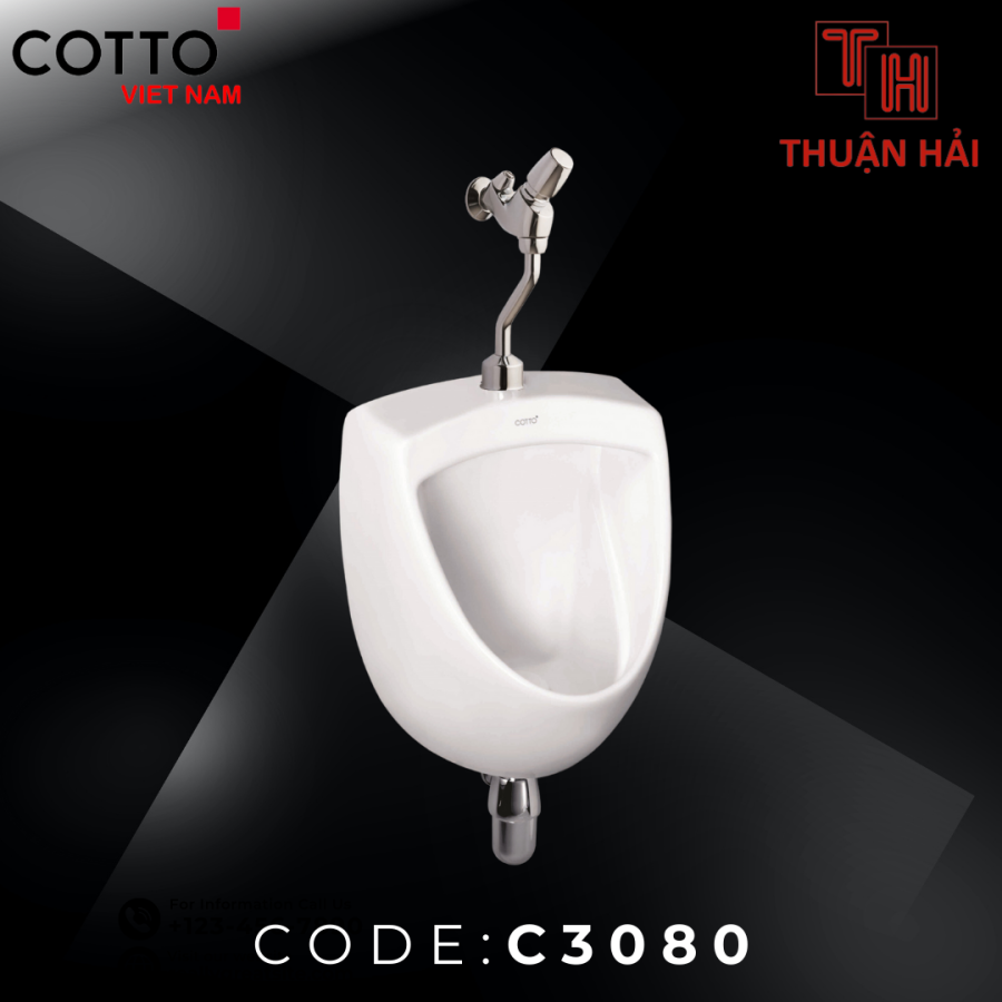 BỒN TIỂU NAM COTTO C3080 BARON